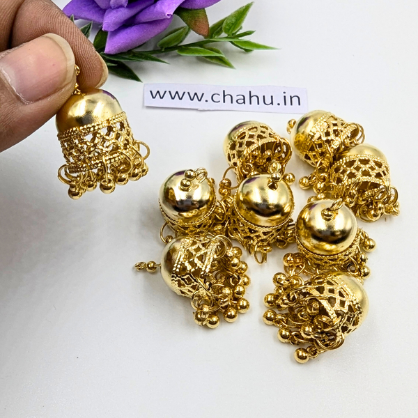 Gold Plated Jhumkha | Chahu